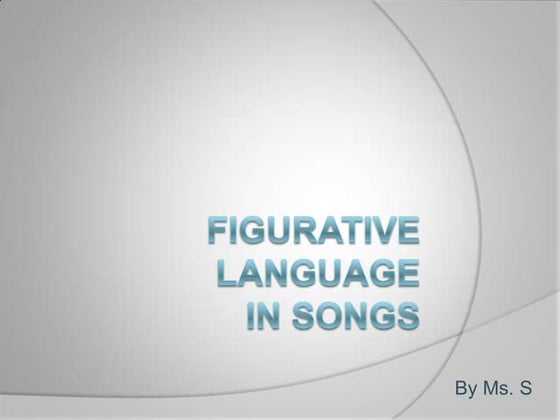 Figurative language in Katy Perry's "Firework" | PPT