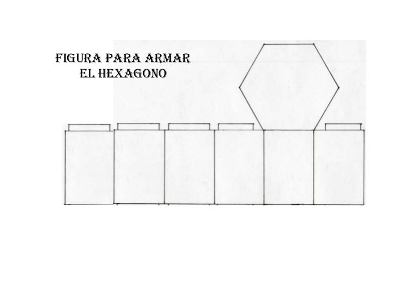 Figura para armar el hexagono Figura para armar el hexagono