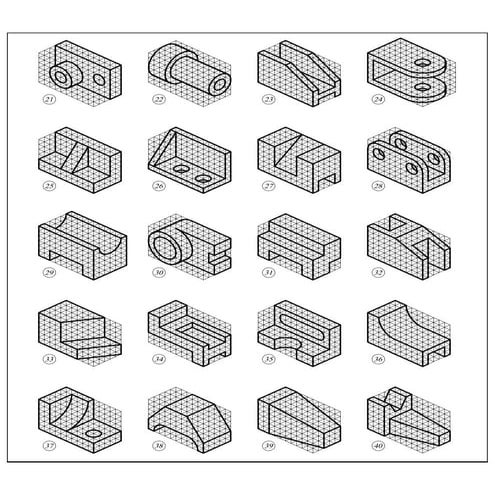 Figuras isometricas model p 2 | PDF