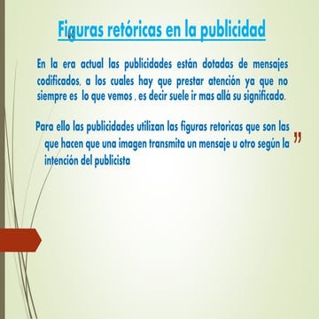 Figuras retoricas en imágenes con ejemplos | PDF