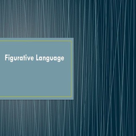 figurative-language-and-characterization | PPT