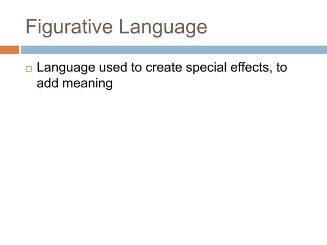 Figurative language power point | PPTX