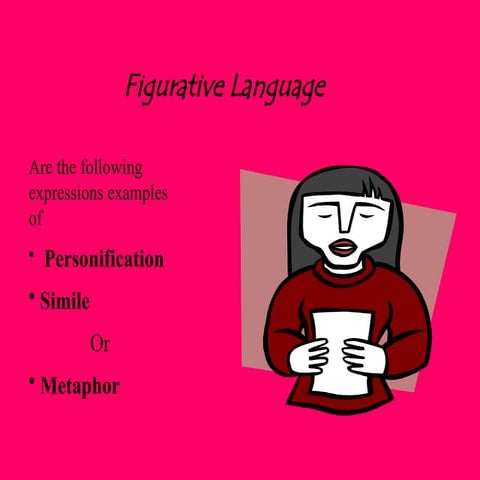 Figurative Language, examples and practice | PPT