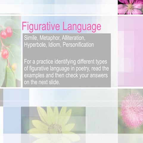 Figurative Language in Poetry | PPTX