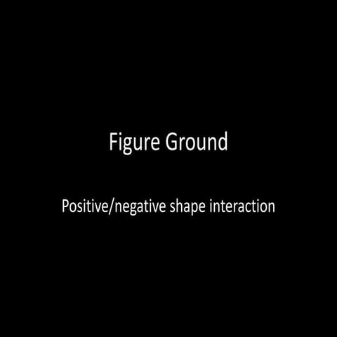 Figure ground woodblock | PPTX