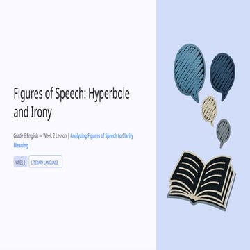 Understanding Hyperbole and Irony: Grade 6 English Lesson on Figures of ...