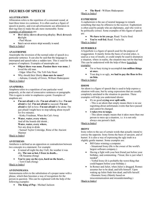 Poetry and figures of speech | PDF