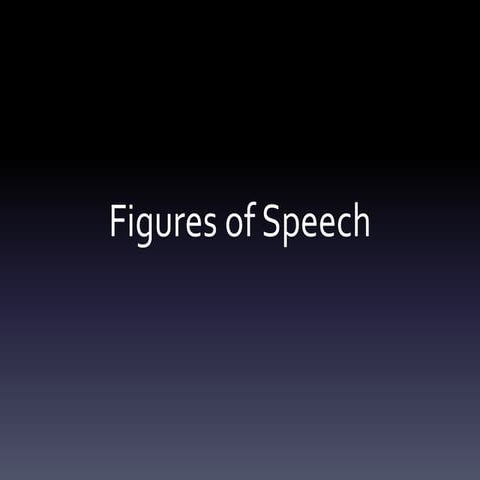 Figures of speech | PPT
