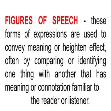 Figures of Speech - CREATIVE WRITING HUMSS | PPTX