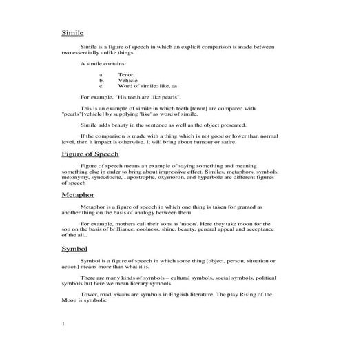 Figures of speech 2 | PDF | Humor and Satire | Pop Culture