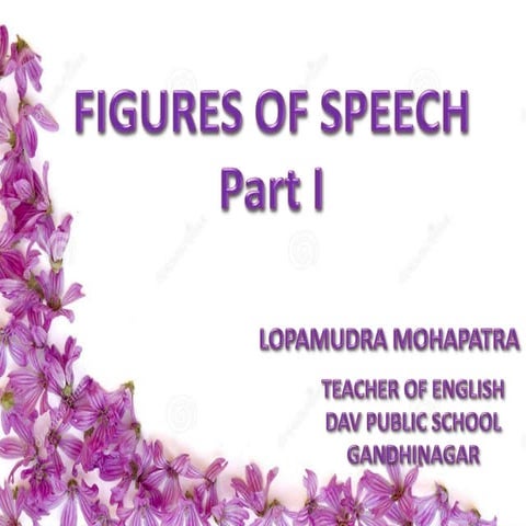 Figures of Speech- Part 1 | PPTX