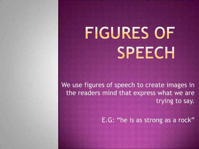 Figures of speech | PPTX