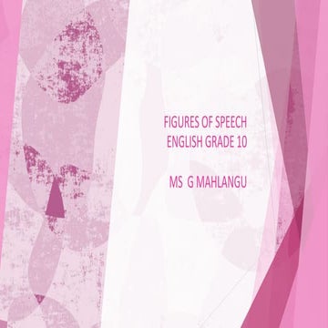Figures of speech | PPT