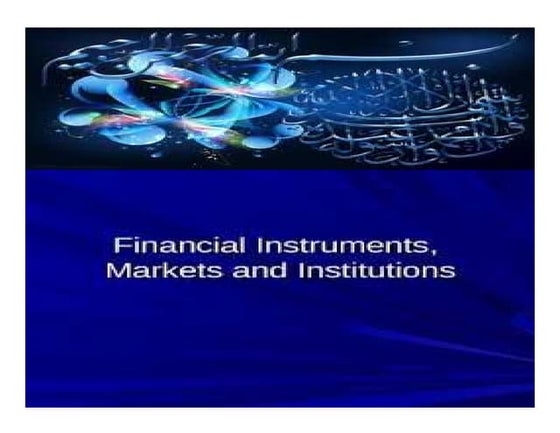 Financial Instruments | PPTX