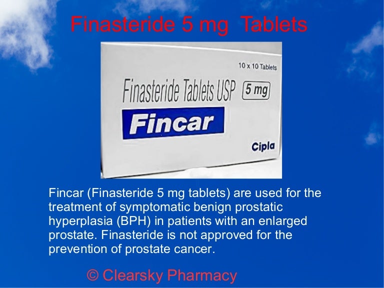 Fincar (Finasteride 5 mg Tablets)