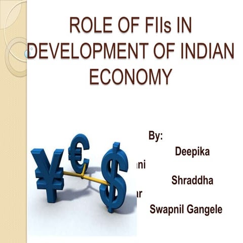 Presentation on FII and Stock M | PPTX