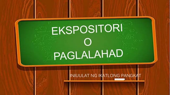 Banghay Aralain sa Filipino: Conative, informative, at labeling na ...