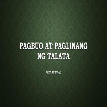 ARALIN 1.8 PAGSULAT NG TALATA.pptx