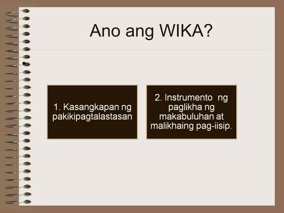 Fil1 aralin 1-katuturan at katangian ng wika | PDF