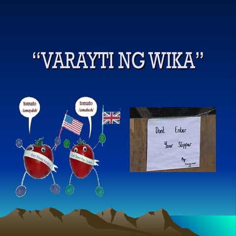 FIL101-Varayti-Ng-Wika-ppt-2.ppt for senior high | PPT