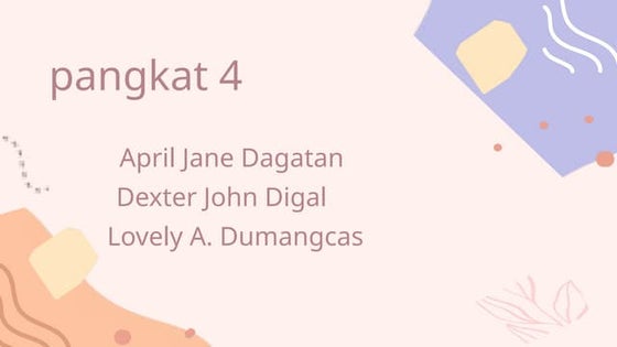 Ang mga panuring | PPTX