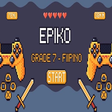 FILIPINO 7 QUARTER 1 WEEK 4 EPIKO AT KOMIK STRIP 8 | PDF