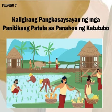 Kaligirang Pang kasaysayan ng mga Panitikang Patula | PPTX