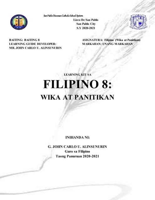 CURRICULUM MAP Filipino 8.docx