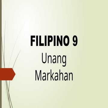 Aralin 1, ang ama, grade 9 | PPTX