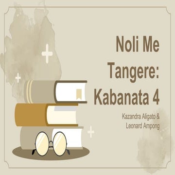 Kabanata 1.pptx Noli Me Tangere......... | PPTX