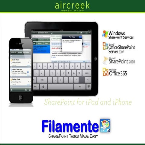 Filamente SharePoint Mobile Client for iPad, iPhone and iPod Touch | PPT