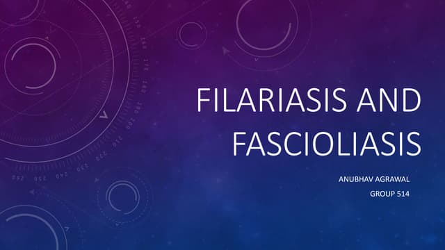 Filariasis | PPTX | Infectious Diseases | Diseases and Conditions