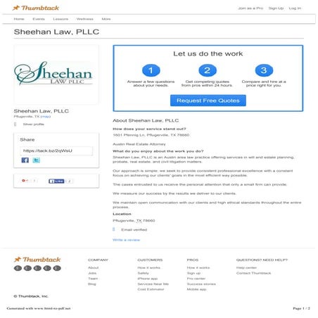 Onboarding Teardown for Thumbtack iOS | PDF
