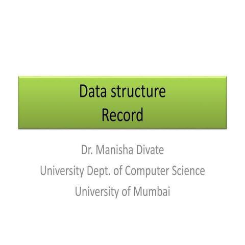 File-Data structure | PPTX