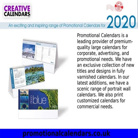 Promotional Calendars | PDF | Business | Business and Finance