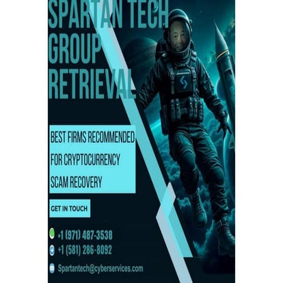 REACH OUT TO A POTENTIAL BITCOIN/USDT/ETH RECOVERY EXPERT- HIRE SPARTAN ...