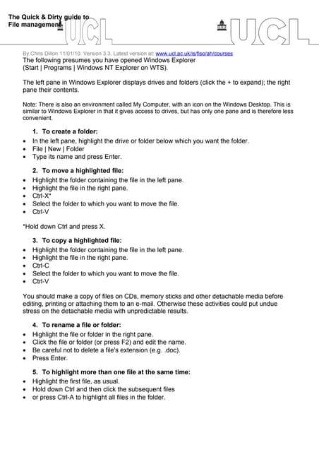 ITFT - Window explorer | PDF
