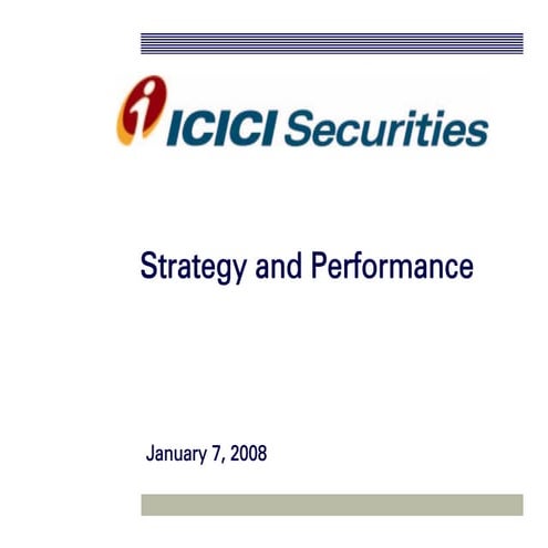 Strategies of ICICI bank | PDF