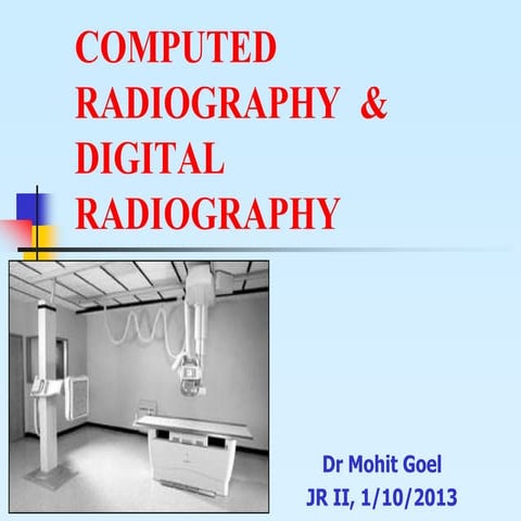 Computed radiography | PPTX