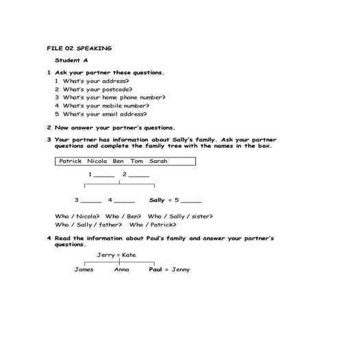 NEF - PI - FILE TEST 1 SPEAKING | DOC