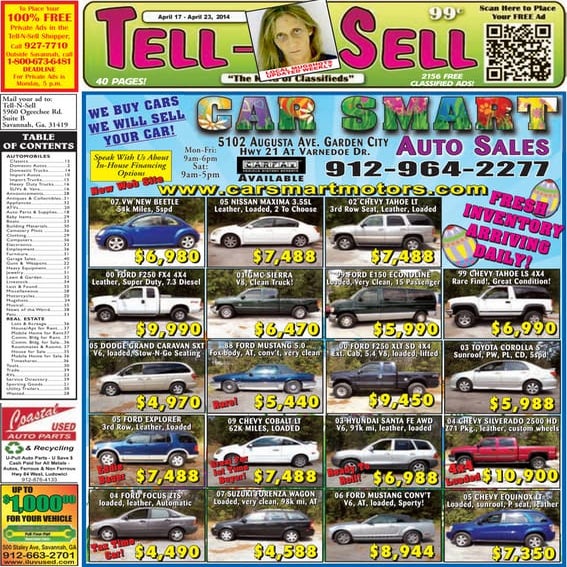 Tell-N-Sell current issues April 17th - April 23rd, 2014 | PDF
