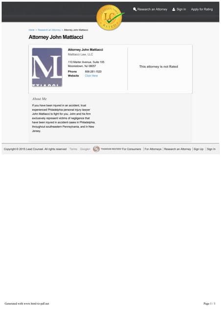 Mattiacci Law, LLC | PDF