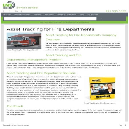 Handling Emergencies, Saving Lives: The Importance of Asset Tracking ...
