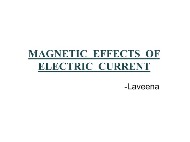 Std 10 - Electromagnetism | PPT