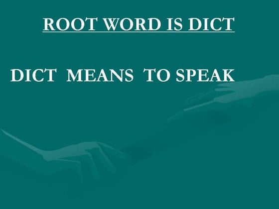 Root Word --> CRACY | PPT