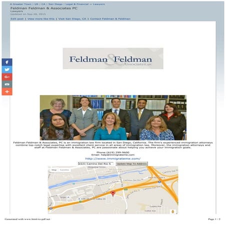 Feldman Feldman & Associates PC | PDF