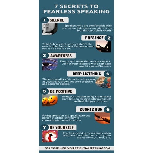 7 Secrets to Fearless Speaking | PDF