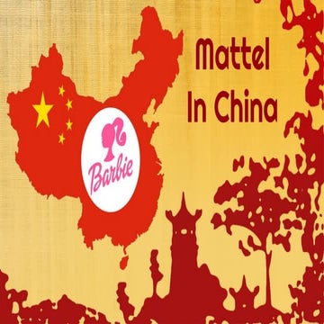 Mattel In China | PDF