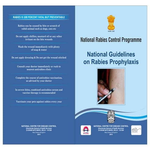 National rabies guidelines | PDF