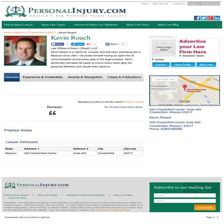 Kevin Roach | PDF | Law